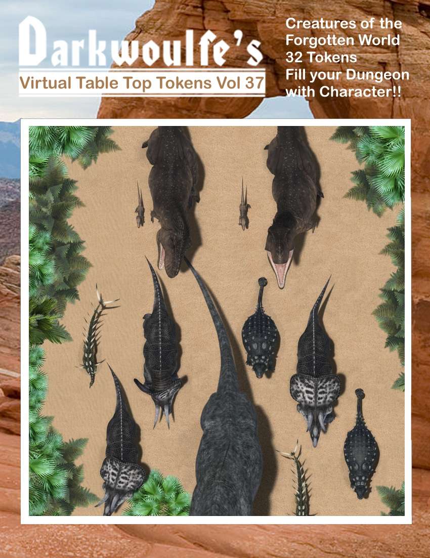 Darkwoulfe's Virtual Tabletop(VTT) Token Pack Vol37 - Creatures of the ...